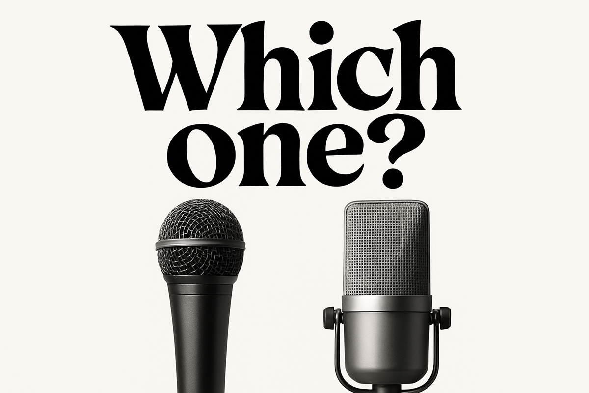 Dynamic vs Condenser Microphone – What’s Best for Singing in 2025?